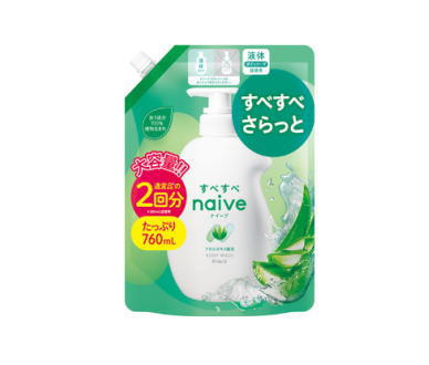 ●洗う成分100%植物生まれのボディソープ ●うるおい成分「アロエエキス」、整肌成分「ゲットウ葉エキス＆グリセリン」配合。肌のキメを整え、すべすべ素肌に ●「素肌すこやか成分」*1配合。肌のアミノ酸を守って洗い、うるおいキープ ●着色料・鉱...