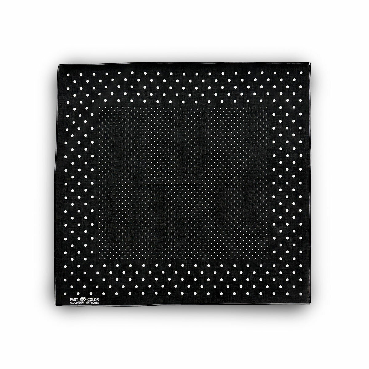 DB-006　Bandanna “DOT” Cotton 100% SIZE：53cm × 58cm 1900年代初頭から作り続けられている普遍的なバンダナの柄、通称「ドット柄」を元に企画。 昔からコレクターが多い柄として有名なドット柄。こ...