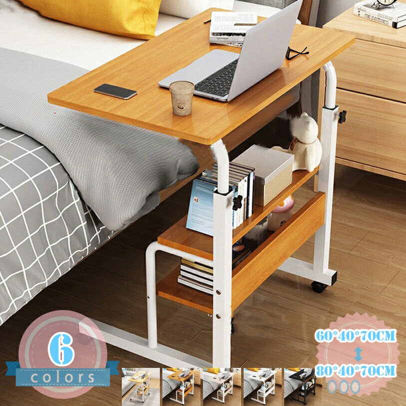 メイン素材：木、メタル【高さ調節可能】本体：【昇降式】幅60cm×奥行40cm×高さ70-90cm。 【昇降式】幅80cm×奥行40cm×高さ70-90cm。立っても座っても使えるスタンディングデスクです。無段階の調節が可能で、高さ約60 ...