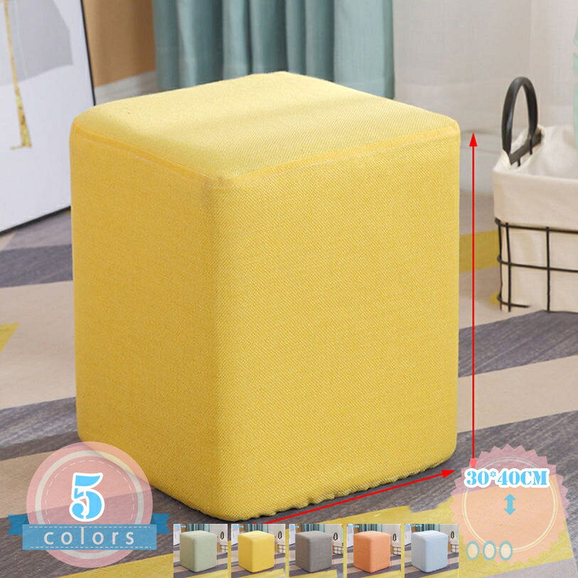 メイン素材：木、綿麻製◆【サイズ（cm）】：30*40cm；　材質：綿麻+木；◆脚にはやさしい印象に見える天然木を使用。多色展開で、北欧テイストやナチュラルテイストがお好きな方におすすめ。◆ポイント 1軽くて使いやすい 2キュートなデザイン...