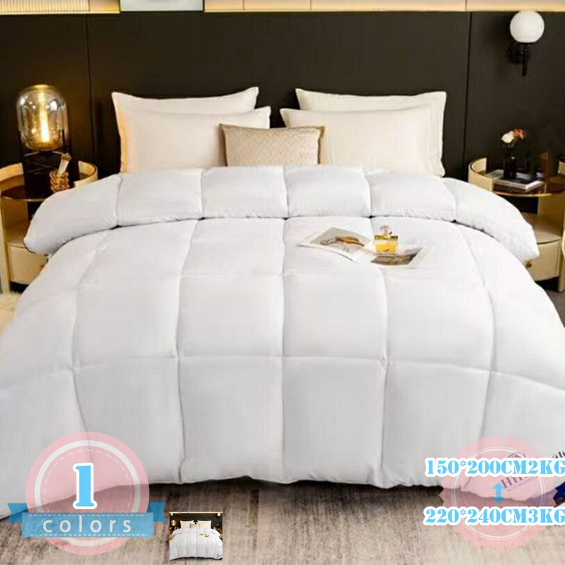 メイン素材：化繊【掛け布団単独販売】サイズ：150*200cm2kg 180*220cm3kg 200*230cm3kg 220*240cm3kg(冬の使用をお勧めします);【フワっと軽い！】フワっと軽く体を包んでくれるので、よりリラックス...
