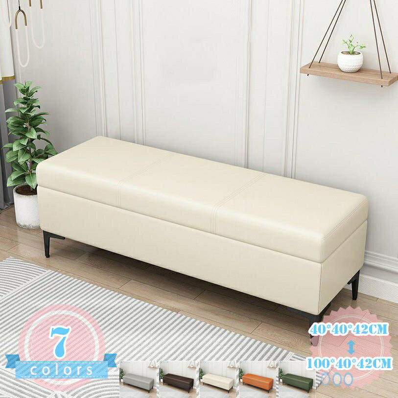 メイン素材：木、PUレザー◆【サイズ】：90*40*42cm 100*40*42cm 80*40*42cm 60*40*42cm 70*40*42cm 40*40*42cm；　 ◆耐荷重：約150kg；◆材質：PUレザー；【ファブリック】ポ...