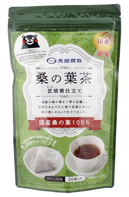 農薬・化学肥料不使用の熊本産桑葉100％　香ばしくまろやかな味わい■丁寧に収穫した桑の葉を、伝統的な焙煎方法で香り高く仕上げた■漂白をしていない三角ティーバッグ使用■桑葉にはカルシウム・カリウム・マグネシウムや鉄のほか、特有の有用成分が含ま...