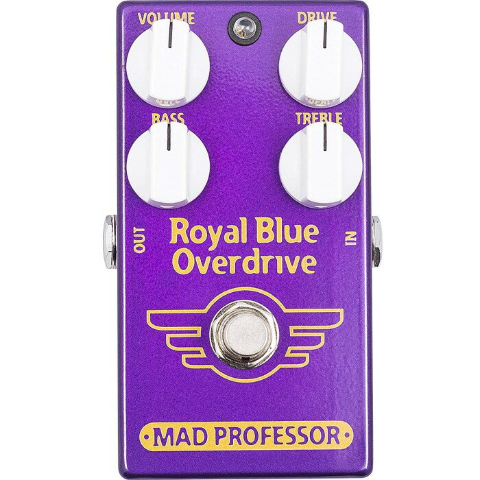 Royal Blue Overdrive (RBO) は、軽いオーバードライブからディストーションまで、そしてディストーションノブがミニマム設定のときにはEQ を搭載したブースターとしても使用できる、幅広いトーンを持ったオーバードライブです...