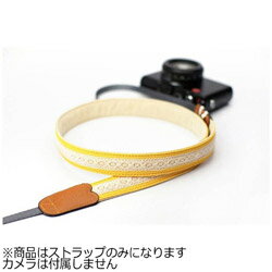 デジタル一眼カメラ用ネックストラップ【製品仕様】■カラー：イエローフラワー■サイズ：105×2.5cm■ストラップ先端部：厚み0.3cmミラーレス一眼におすすめ！カメラストラップ