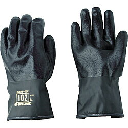 ■-60℃環境下でも硬くならないポリウレタンを使用した防寒用手袋です。■ダイローブ102の黒タイプです。■熱湯でも樹脂の軟化や硬化はありません。■表面粒子で滑りに強く、インナーがボアになっているので高い保温性があります。■靴底と同素材のポリ...