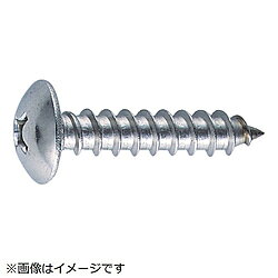 ■頭部外径が大きい丸頭形状で、タップやナットを使用せず、下穴だけで締結ができる薄板鋼板用のねじです。■耐食性のあるステンレスを使用しています。【仕様】寸法(mm)d×L：M5×50、質量(g)：92.95JIS B1122規格品、適合ドライ...