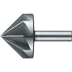 ■面取り加工に用いるリーマです。■奇数刃でビビリが減少します。【用途】・被削材： 普通鋼・合金鋼など。【仕様】・有効刃径（mm）： 45・全長（mm）： 73・シャンク径（mm）： 12・刃数： 9・先端角（°）： 90・刃長（mm）： 2...