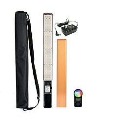 フルカラー機能を大幅にアップさせた人物・商品撮影用スティックタイプのLEDライトです。■明るく演色性の高い高輝度SMD LED搭載。■調光・調色は作業性のよい無段階連続調光。(10段階/100段階切替付き)■指先に触れるだけでRGB切換や調...