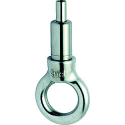 ■M16アイナットが付いた製品です。■ワイヤは貫通します。【仕様】・使用荷重（kg）φ3.0： 100・使用荷重（kg）φ4.0： 150・使用荷重（kg）φ5.0： 200・使用荷重（kg）φ6.0： 300・全長（mm）： 可動部を除く...