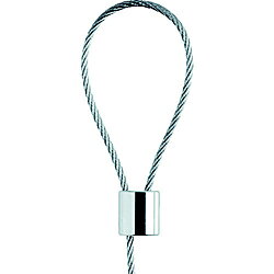 ■簡単にループワイヤが作れます。■輪の大きさが調整できます。【仕様】・使用荷重（kg）： 100・長さ（mm）： 3000・ロープ径（mm）： 3.0・ロープ径（mm）： 3.0・ステンレス（SUS304）7×7ワイヤ簡単にループワイヤが作...
