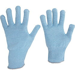 ■ステンレス繊維と摩耗に強い高強力ポリエチレン（ツヌーガ（R））を使用しているので耐久性が高いです。■薄手なのでインナー用としても使用できます。【仕様】・色： ブルー・サイズ： L・厚さ（mm）： 1.3・リストカラー： グレー・全長（cm...