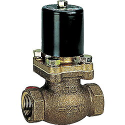 ■一般流体用電磁弁（水用）です。■機種も、使用流体、圧力、口径で幅広く揃っています。【仕様】・Cv値： 12・接続口径： Rc1・電源（V）： AC100・使用流体： 水・オリフィス（mm［［の2乗］］）： 25・流体温度： 5～60℃・使...