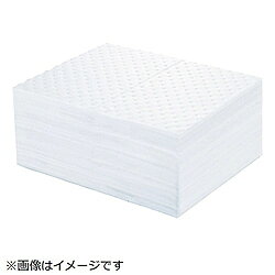 ■重層構造に圧着されたポリプロピレンシートが優れた吸収性と高い保有性で吸収した油を保持します。■中央にミシン目が入っているので半分にカットして使用も可能です。【用途】・オイル用。・油漏洩対策用。【仕様】・油吸収量（L/箱）： 96・縦（mm...