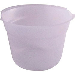 ■段付プレス缶にすっぽり収まる替え容器です。【用途】・塗料、溶剤を混ぜたり、薄めたり、小分け用として。【仕様】・上部径×下部径×高さ（mm）： 190×130×140・容量（L）： 2.5・目盛ピッチ： 500ml（500ml～2000ml...