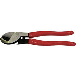 ■特殊鋼の鍛造品で切れ味、耐久性を追求した商品です。【用途】・各種ケーブル線（鋼芯入りケーブル線は除く）の切断に。・電話工事のケーブル線の切断に。【仕様】・切断能力（［［MM2］］）： IV線60（直径13.6）・全長（mm）： 240・刃...