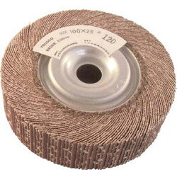 ■加工物の形状になじみやすいです。■回転数の変更で硬いものから柔らかいものまで自由な研磨ができます。【用途】・各種金属の疵取り、スケール除去、仕上げ研磨に。・各種金属のヘアーライン仕上げ、表面仕上げに。・使用工具： フレキシブルグラインダー...