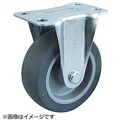 ■車輪にエラストマー(キャスター径50～75mm)、グレーゴム(キャスター径100～150mm)を使用しているので床面への走行痕が発生しにくくなっています。■走行性、耐荷重性を備えた標準的な軽・中量荷重用キャスターです。運搬台車やロールボッ...