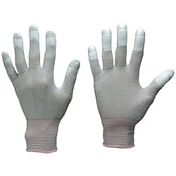■導電性繊維を編み込んでいますので、編手の帯電位を下げ、静電気による障害を防ぎます。■すべり止め効果の高い発泡ポリウレタン樹脂を指先のみにコーティングした手袋です。【用途】・精密機器組立、電子部品製造、製品検査、エレクトロニクス産業。【仕様...