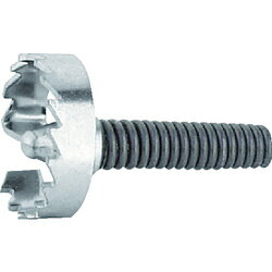 【用途】・便器の詰まりの除去に。・ドレンクリーナのヘッド付け替え可能タイプのワイヤに取り付けて使用。【仕様】・清掃能力パイプ径（mm）： 50～100・ヘッド径（mm）： 40・適合機種： E-150、R-550、R-600便器の詰まりの除...