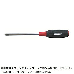 ■滑りにくく力の入るスリット形状と六角形状（グリップエンド）です。【仕様】・刃先： ［［＋］］No.3・軸長（mm）： 150・全長（mm）： 278・先端マグネット： 磁力あり・グリップ色： 黒、赤・先端： マグネット入り・高精度ブラック...