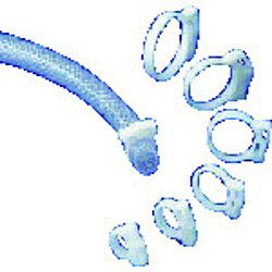 ■片手で簡単に使えます。■滅菌できます。■ホースをコネクターに接続する際に締めつけます。【仕様】・適用チューブ外径（mm）： 6～6.5片手で簡単に使えます。