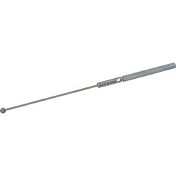 ■アッセンブリー部品取付時に位置確認が容易に出来ます。■ステムがステンレスバネのため、曲げて測定することが可能です。【用途】・浅溝、湾曲したパイプ内の寸法測定に。・金型の隙間測定に。【仕様】・呼び寸法（mm）： φ5.9・ステム径（mm）：...