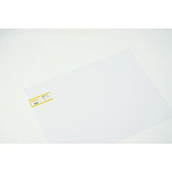 ■電気絶縁性・対薬品性に優れています。■難燃性です。【用途】・標示板・ディスプレイ・電気絶縁材に。【仕様】・色： 白・幅（mm）： 450・長さ（mm）： 600・厚さ（mm）： 1・取付仕様： 穴ナシ（加工フリー）・取付方法： ビス止めま...