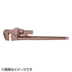■円柱状の物を滑らずにつかむパイプレンチです。■可燃性雰囲気の状況下で使用可能な防爆仕様です。■ベリリウム銅合金製なので、防爆工具としては比較的硬度が高く変形しにくいです。■非磁性のため、磁気を帯びません。【仕様】・最大口開き（mm）： 3...