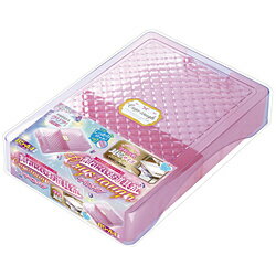 ポリカーボネートボディで割れに強い！　学校の机対応サイズ。引き出しとして使えます。　学校で必要なものがしっかり入る！　B5・A4対応サイズ　フタしっかりロック！ポリカーボネートボディで割れに強い。