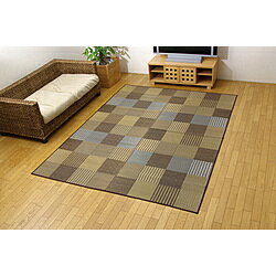 い草を使用したい草の中敷ラグ。■い草を使用しています。一本一本が太く、表皮が厚く繊維がキメ細かいので弾力性があり、耐久性に優れています。■い草には空気の自然浄化作用、湿度の調節作用などがあります。また、汚れにくく、使用するうちに黄金色に変化...