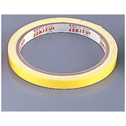 セロハン素材の結束用テープです。バッグシーラーと併用することで、パンやクッキー、野菜、ネジなどの様々な小物の袋詰めが簡単にできます。幅9mm×35m巻の黄色のテープで、20巻入りです。仕様■メーカー品番：C-50-YE ■色：黄 ■テープ幅...