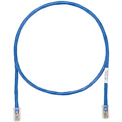 ■細径（28AWG）なので省スペース設計を実現しました。■通常径パッチコードの1/2以下のサイズです。■曲げ半径が小さく柔軟なので、移設・増設が容易に行えます。細径（28AWG）なので省スペース設計を実現しました。