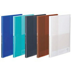 表紙の表面は傷が目立ちにくいシボ加工で裏面はデザイン性の高い柄シボ。スリムな背幅。背角が丸く安心で、カバンにも入れやすい。表紙が360度折り返せて、机上での閲覧時に省スペース。ポケット枚数は20枚中紙なし。表紙が寒色系カラーの5冊アソートパ...