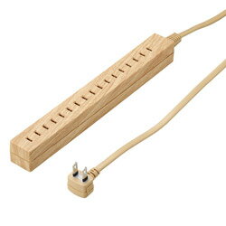 家具やフローリングとも馴染む木目柄■家具やフローリングとも馴染む木目柄の差し込みフリータップです。■ひとつづつ差し込み穴をずらせるので、大型アダプターも無駄なく挿せます。■プラグはホコリや湿気によって発生するトラッキング火災を予防する絶縁カ...