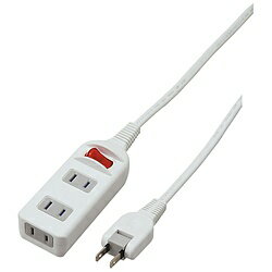 【特長】●コードを抜かずにON/OFFできる、節電に便利なスイッチ付きです。●プラグはホコリや湿気によって発生するトラッキング火災を予防する絶縁カバー付きです。●ホコリの進入を防止する安全シャッター付きです。●180°動くスイングプラグで狭...