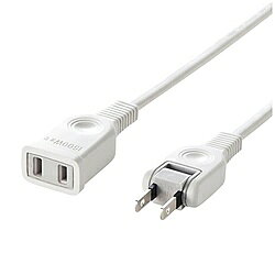 ■電源タップや機器の電源延長に便利です■トラッキング火災を予防できる絶縁キャップ付きスイングプラグを採用しています■安全な二重被ふくコードです■PSE（電気用品安全法）技術基準適合品でトラッキング対策適用範囲拡大対応です。（耐トラッキング性...