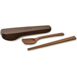 ■スープジャーの中身がすくいやすい■スプーンの角がスクエア型だから最後まで食べやすい■ケースにシリコン製ハシ留め付き！持ち歩いても音がしにくい■食洗機対応■スープジャーポーチ（別売）の背面にスッキリ収納できる仕様1■本体サイズ（高さ×幅×奥...