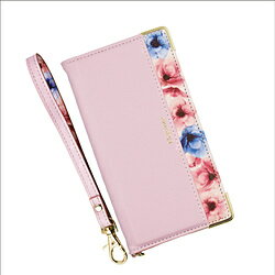 ケースを開くたびに花が咲き誇る、乙女心をくすぐる手帳型スマホケースです。ケースとお揃いの可愛いストラップは落下防止にも役立ちます。ケースを開くたびに花が咲き誇る、乙女心をくすぐる手帳型スマホケースです。