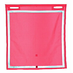 メッシュ生地の為、警戒前方が見えるので安全に停止、誘導ができます。安全に停止、誘導するために。