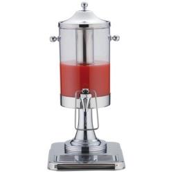 画像はイメージの場合があります。あらかじめご了承ください。ステンレスとアクリル製のKINGOジュースディスペンサーです。4Lとコンパクトなサイズで、小規模な宴会などでもジュースの無駄を減らし、経済的です。4Lのコンパクトサイズで経済的なステ...