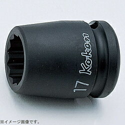 ●「Ko-ken」はソケットレンチの専門メーカーとして再良質の工具を常に追求し、ユーザーニーズに応えています。●接触部の角を傷めない面接触形状は、ボルト/ナットに接する開口部と、ハンドル類との接合部となる四角の差込角の両方に採用。●ボルト/...