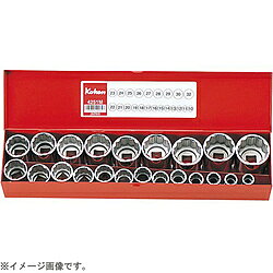 ●フラットドライブを国内で最初に採用し、応力の分散による荷重のアップを実現した1/2インチソケットをメタルケースにセット致しました。●セット内容： ・4405M12角ソケット　（10、11、12、13、14、15、16、17、18、19、2...