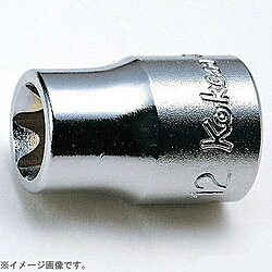 ●「Ko-ken」はソケットレンチの専門メーカーとして再良質の工具を常に追求し、ユーザーニーズに応えています。●トルクスソケット■品番：3425-E7■D1(mm)：8.9■D2(mm)：17.3■l(mm)：6.6■L(mm)：26■重量...