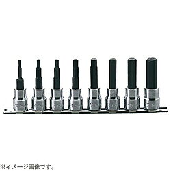 ●「Ko-ken」はソケットレンチの専門メーカーとして再良質の工具を常に追求し、ユーザーニーズに応えています。●六角穴付ボルト、キャップボルトを締め付けたり緩めたりするためのヘックスビットソケットです。●ロングタイプは奥まった場所にある六角...