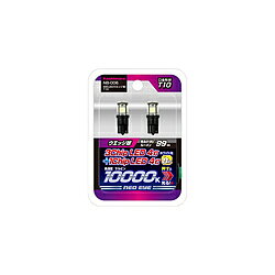 ●8灯LEDウエッジ球 T10　●純正電球と交換するだけで明るさがアップ。●耐久性にも優れて長寿命。 ※使用状況によって異なります。●LEDだから光が鮮やかに輝く。●バッテリーにやさしい省電力。●DC12車専用。本製品は車内用です。車外バル...