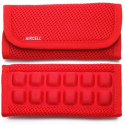 快適に担げて肩からズリ落ちない便利なエアーセルに、女性に最適なメッシュ・レッド。ショルダーバッグの肩への負担を大幅に軽減！カメラストラップの首掛けやショッピングバッグの持ち手にも最適です。秘密は特許取得のエアクッション。優れたクッション製に...