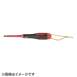 ■カラビナの取り付け用の絶縁性アラミド繊維紐のついた、高所作業向け絶縁ドライバーです。■エルゴハンドルにて作業者の疲労を軽減します。■先端形状によりハンドルが色分けされ、ハンドル底部には先端形状がシンボルで記載されており、正しいドライバーを...