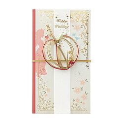 人気のディズニーキャラクターが婚礼用金封なりました。7人の小人たちと楽しく暮らす白雪姫と「りんご」の水引飾りがまるで物語の1ページのような、ちょっとゴージャスで上品なデザインです。サイズ：105×185mm。「Happy　Wedding」、...