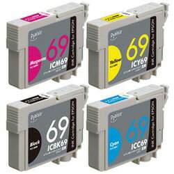 プリンタメーカー純正品のインクカートリッジと同じように使用できる互換性があるインクカートリッジです。 【対応インクカートリッジ】エプソン：IC4CL69（4色パック） 【対応プリンタ】 ≪PXシリーズ≫ PX-045A/PX-046A/PX...